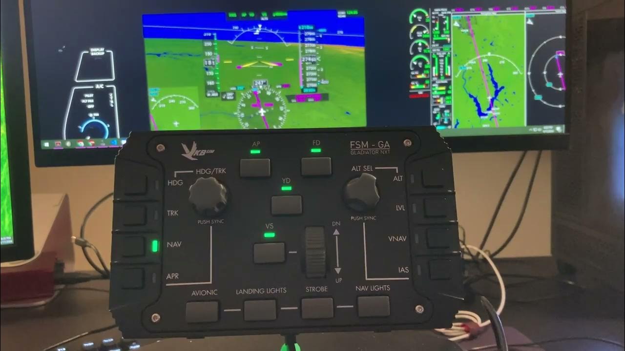 VKB FSM-GA Demo with MSFS - YouTube