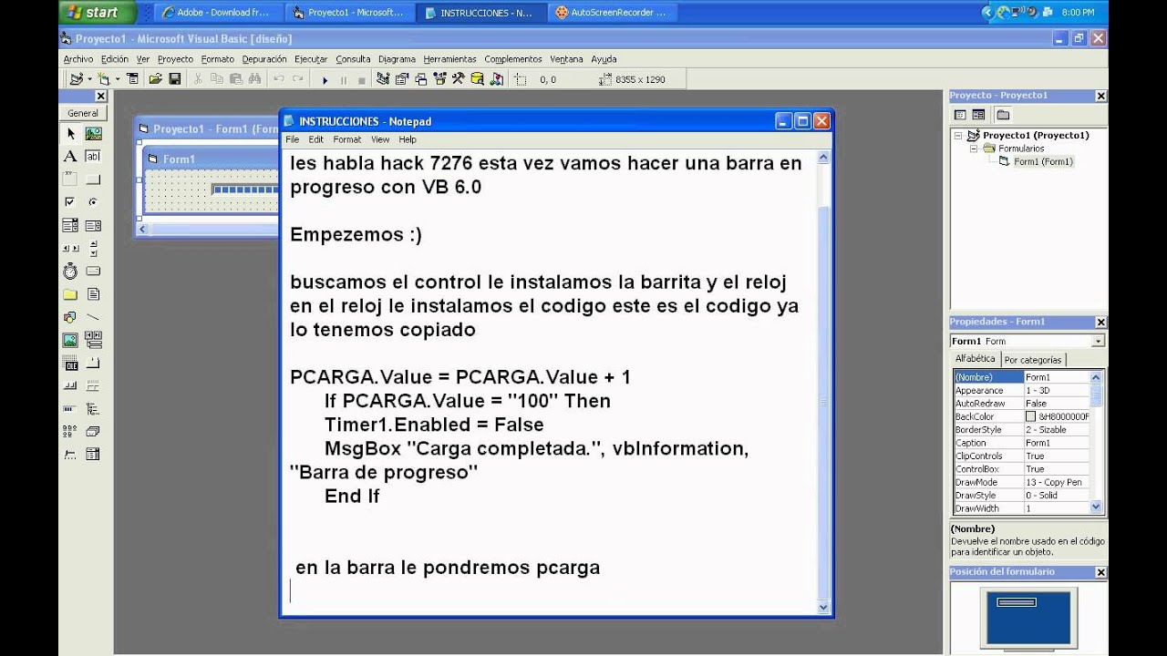 base de dato con ado 2.avi - YouTube