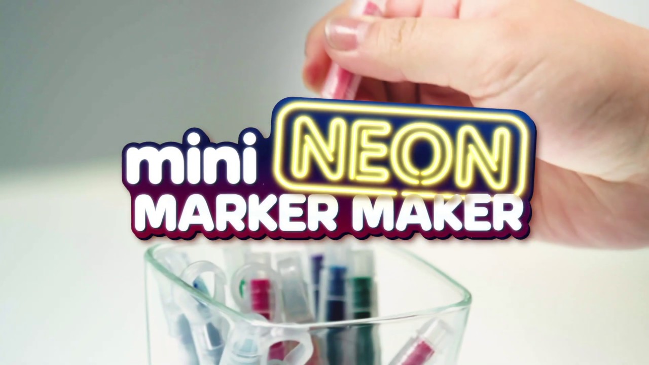Mini Neón Marker Maker | Crayola Toys - YouTube