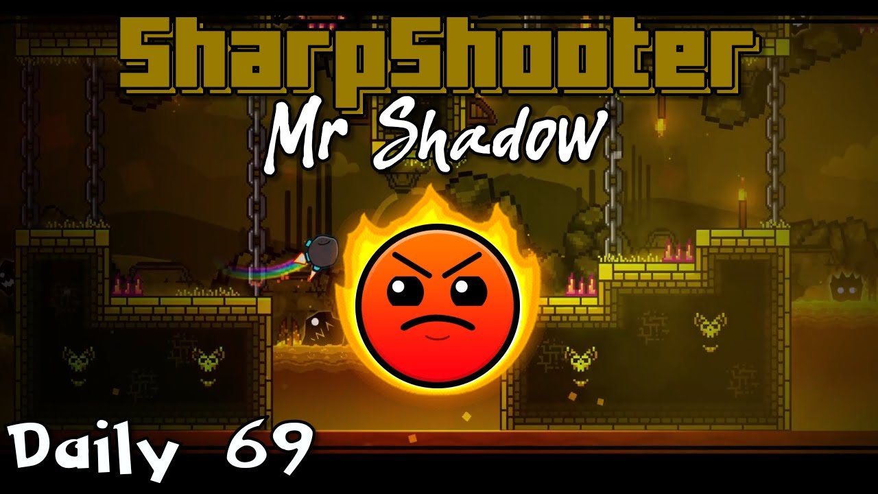 "SharpShooter" 100% Daily #69 - Geometry Dash 2.2 - YouTube