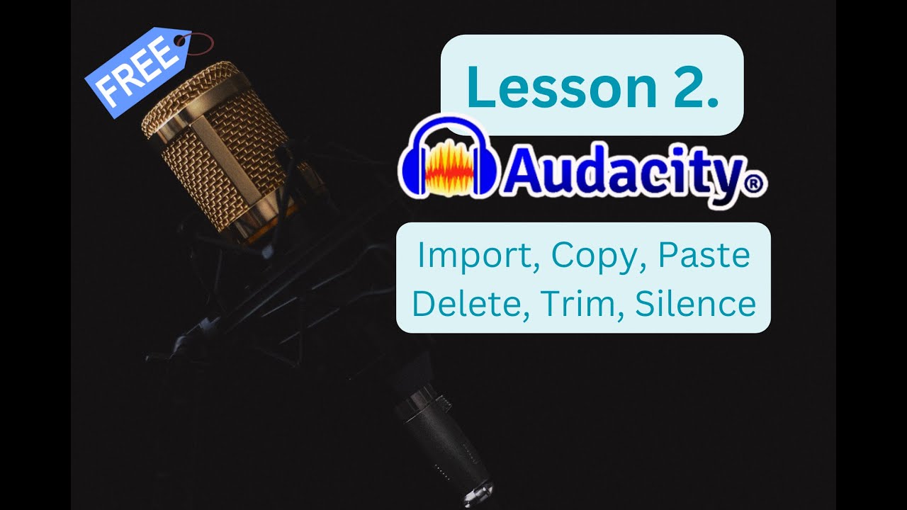 Lesson 2 Audacity for beginners Tutorial - YouTube