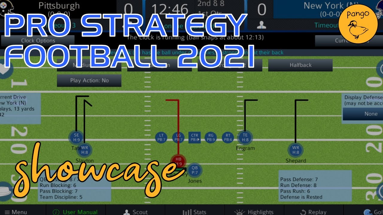 Showcase - Pro Strategy Football 2021 - YouTube