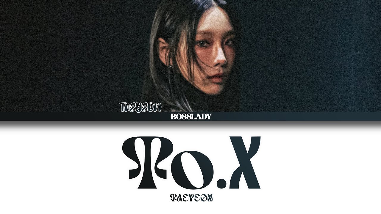 Taeyeon (태연) – To. X ( Lyrics) - YouTube