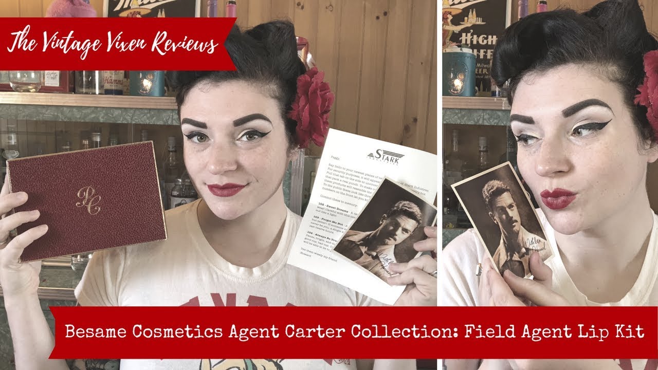 The Vintage Vixen Reviews | Besame Cosmetics Agent Carter Collection ...