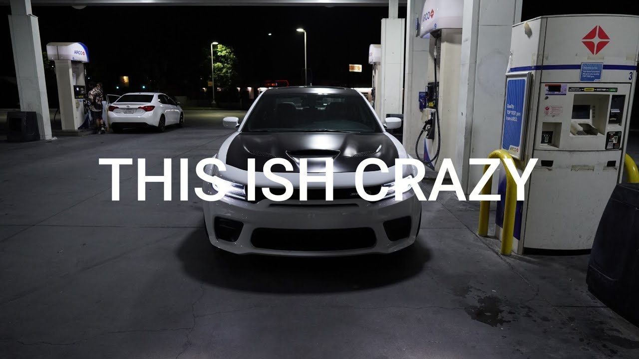 2020 DODGE CHARGER HELLCAT WIDEBODY POV AT NIGHT IN SAN BERNARDINO ...
