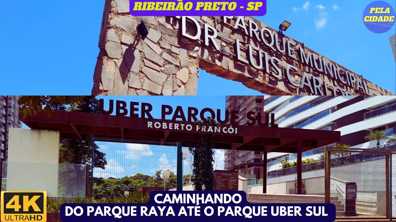 Caminhando pela cidade - Rib. Preto - SP - Do Parque Raya até o Parque Uber Sul - 07/01/2024 ...