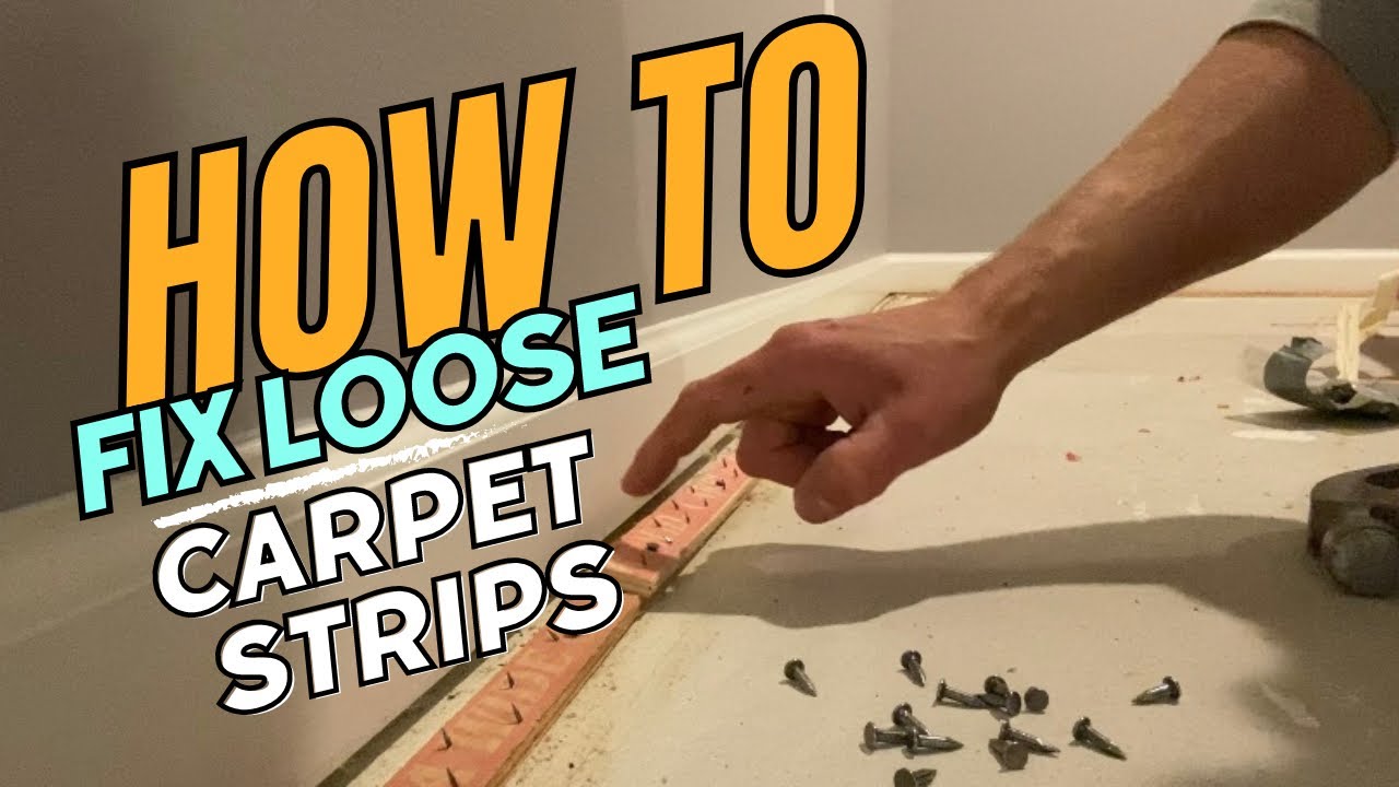 How To Fix Loose Carpet Strips - YouTube
