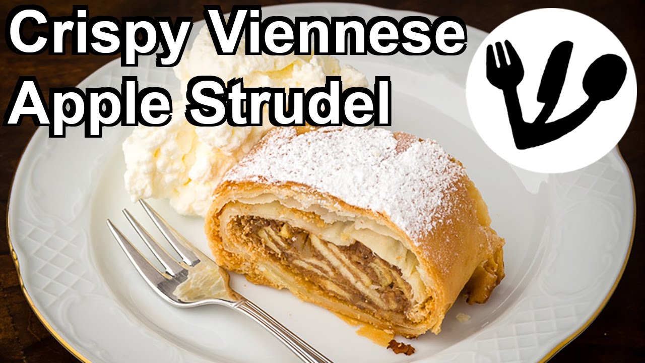 Apple Strudel - The Crispy Viennese Treat (Apfelstrudel) Recipe - YouTube
