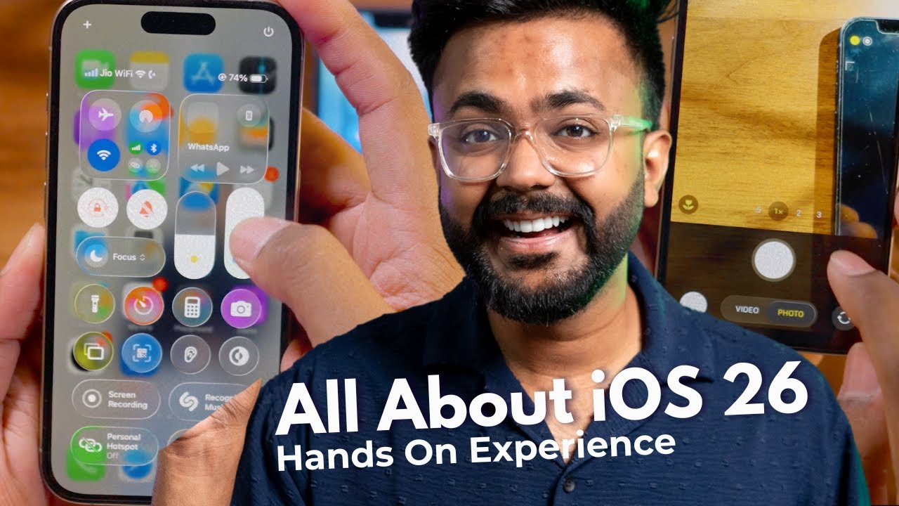 iOS 26 - Biggest Update? Comparison with iOS 18! [Hindi] - YouTube