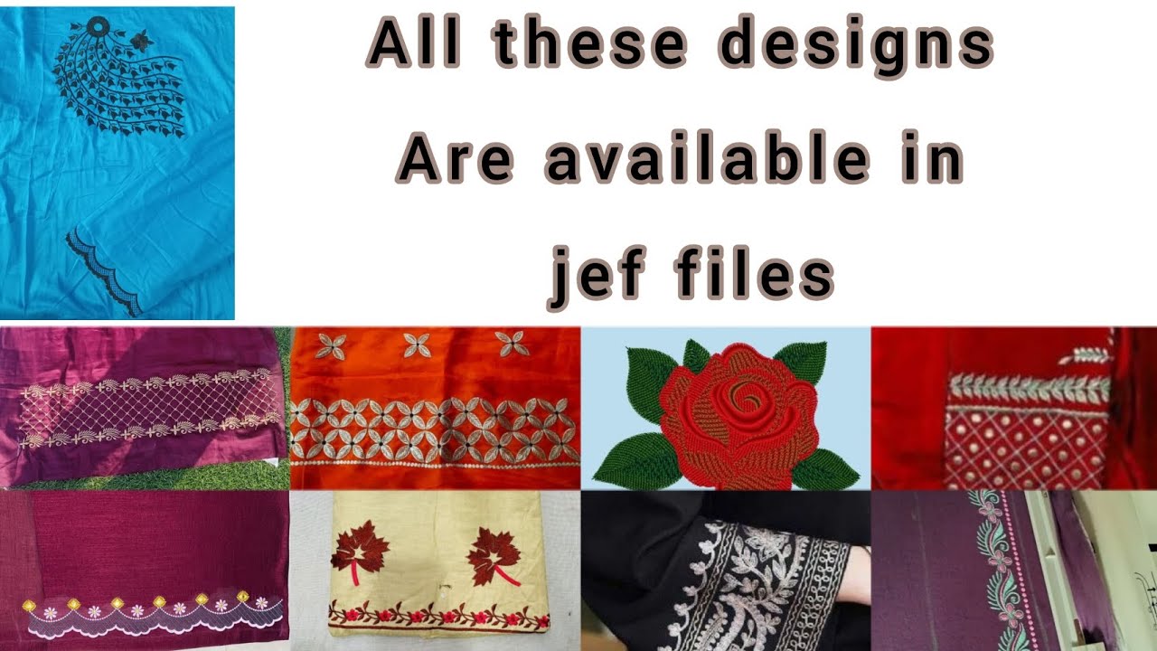 new computrized designs 2023//designs for janome machine//jef designs ...