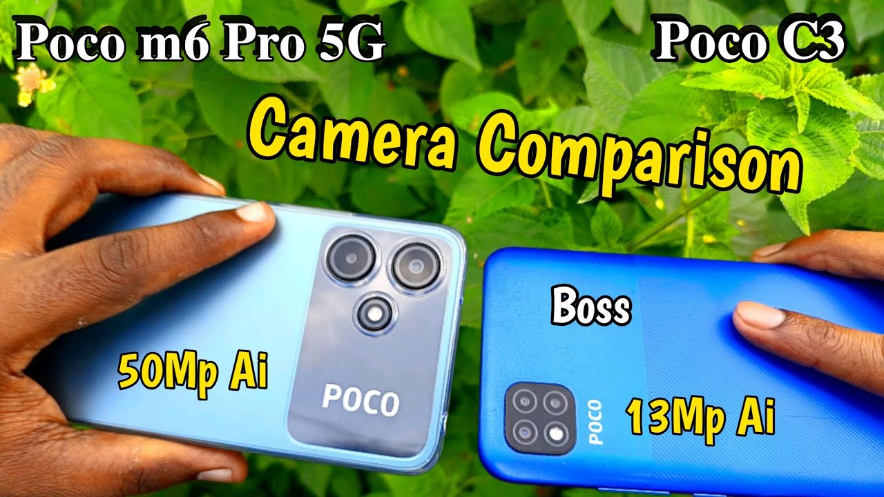Poco M6 Pro 5g Camera Comparison - With Poco C3 - Poco m6 pro 5g vs ...