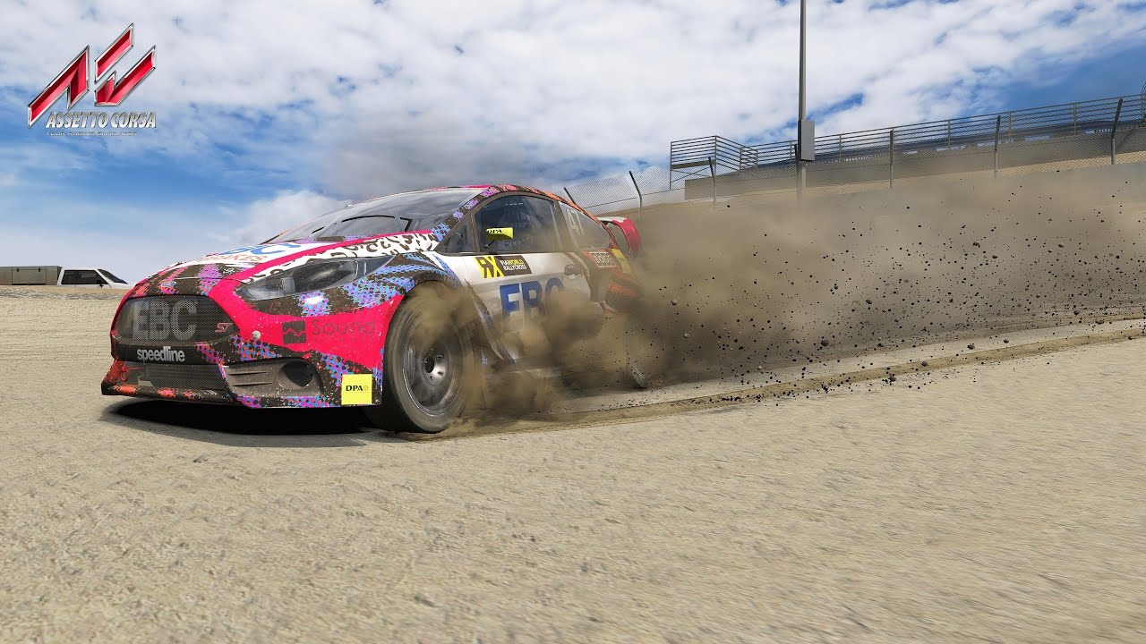 Assetto corsa Rally Cross Ford Fiesta RX & Track - YouTube