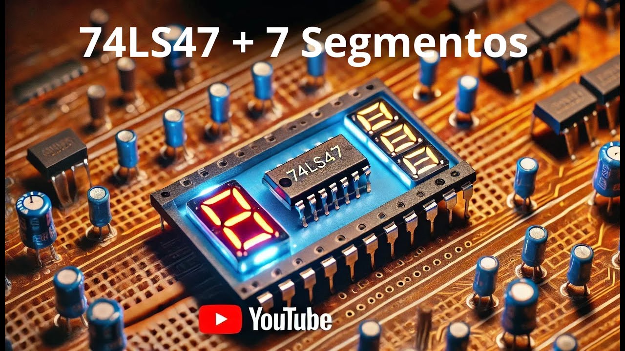 Como funciona 74LS47 😱 con display 7 segmentos 🤖 - YouTube