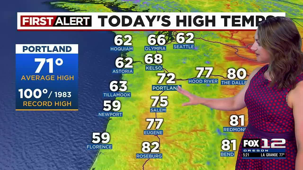 First Alert Sunday evening FOX 12 weather forecast (5/28) - YouTube