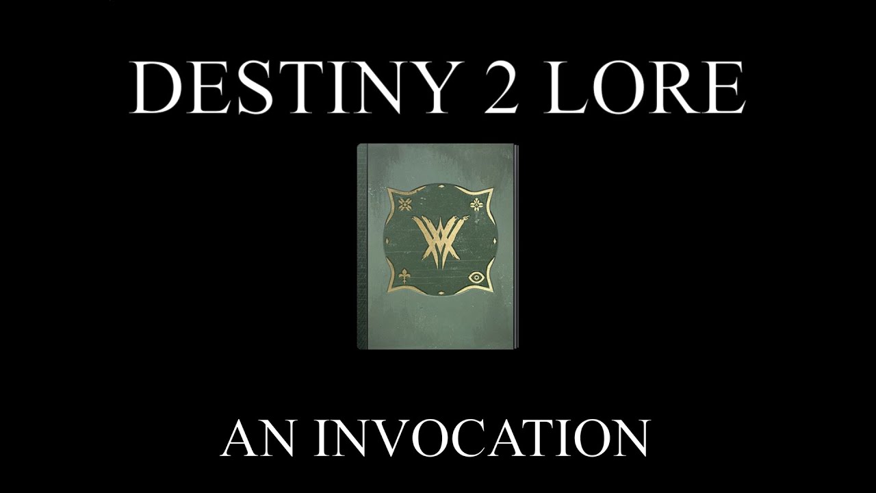 Destiny 2 Lore - Rites Of Passage - An Invocation - YouTube