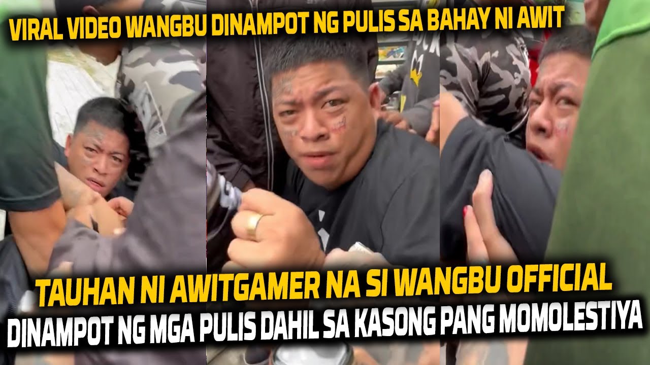 VIRAL VIDEO BATA NI AWITGAMER NA SI WANGBU DINAMPOT NG MGA PULIS DAHIL SA KASONG PANG ...