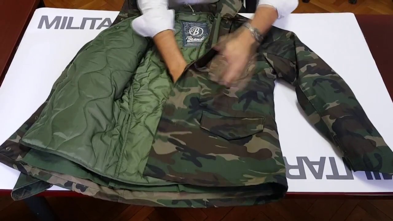 Vijetnamka M65 maskirna woodland jakna sa uloškom - YouTube