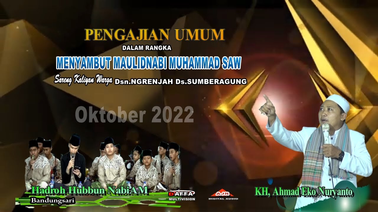 Pengajian umum Bersama Ki Modin Gendeng KH AHMAD EKO NURYANTO - YouTube