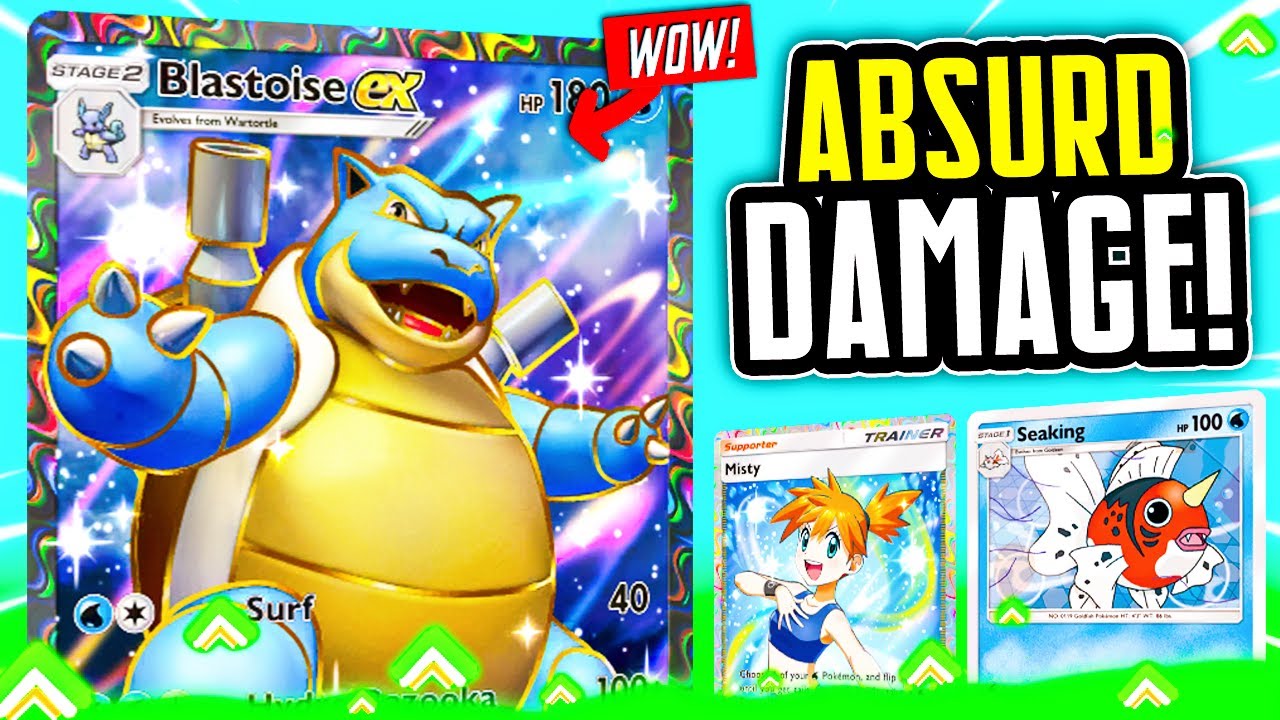 This Deck is SO FUN! BLASTOISE is ACTUALLY GOOD. - Pokémon TCG Pocket ...