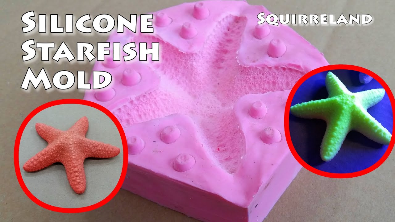 Silicone Starfish Mold - Silicone Mold Making - Squirreland - YouTube