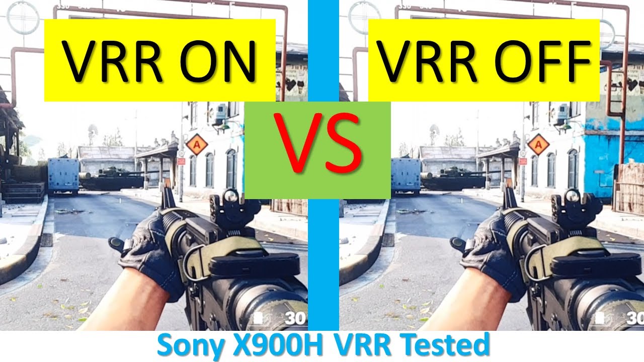Sony X900H VRR Tested - VRR ON VS VRR OFF In Online Multiplayer - YouTube