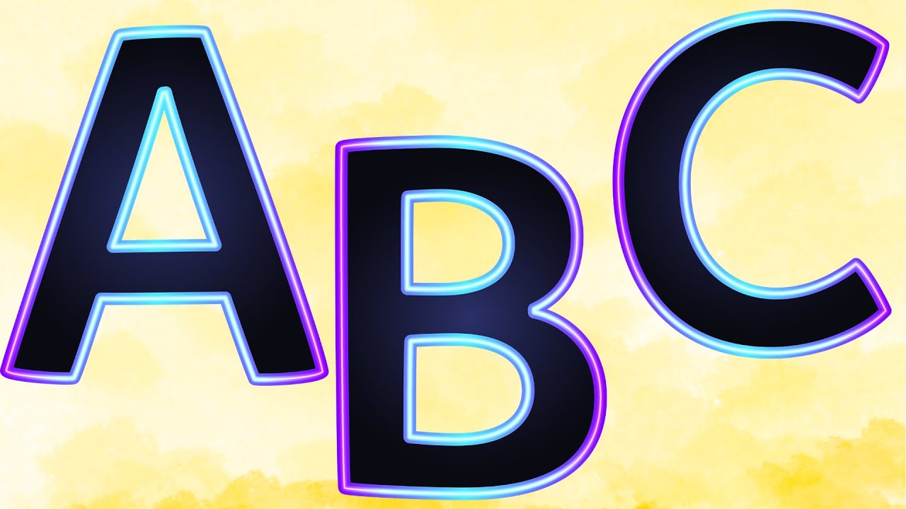 ABC Song without music |Learning Alphabets for kindergarten |Nursery ...