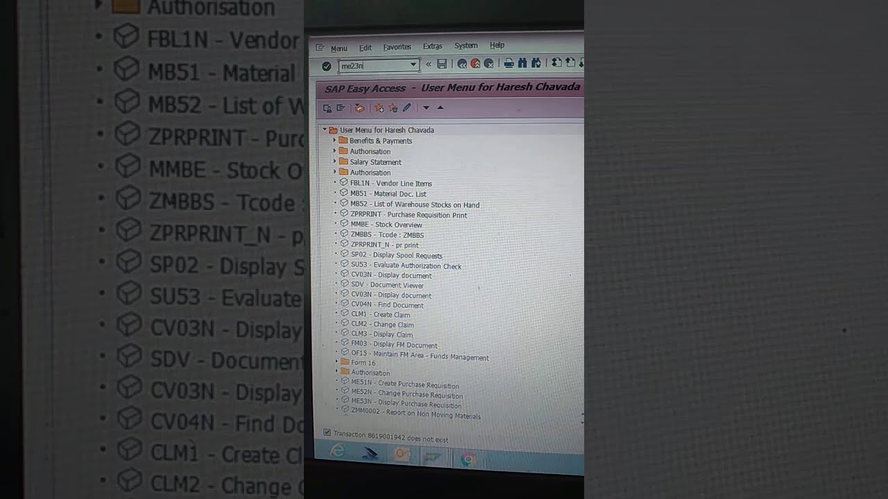 Me23n for view a Purchase order in SAP - YouTube