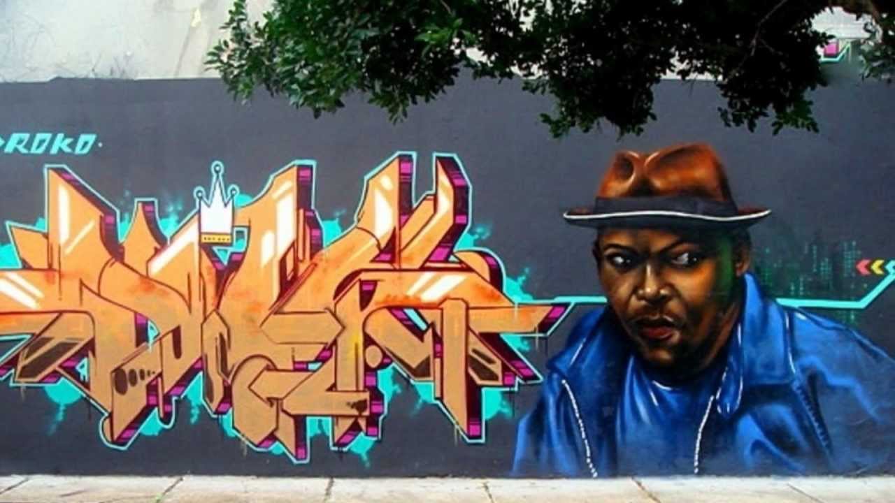 Graffiti BTS By RisanStyle - YouTube