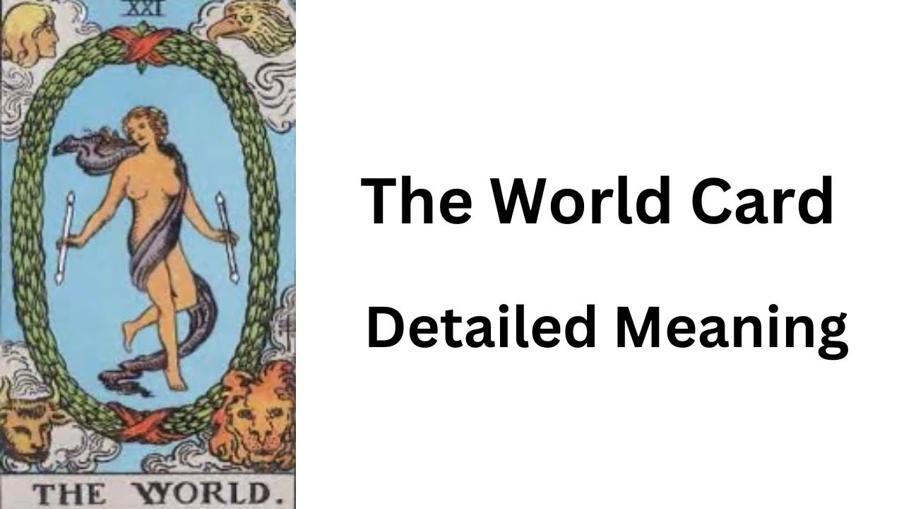 The World — Tarot Card Meaning || Major Arcana || Learn Tarot With ...
