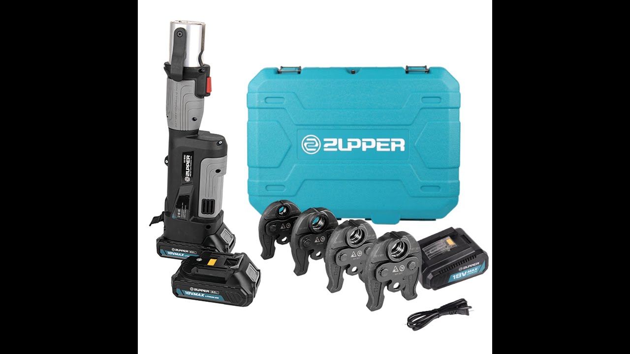 ZUPPER Plumbing Press Tool Kit PZ-1930 - YouTube