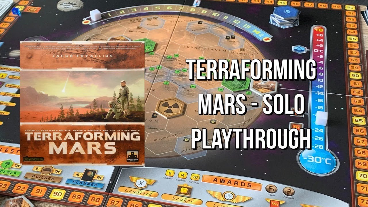 Terraforming Mars - Solo Playthrough - YouTube