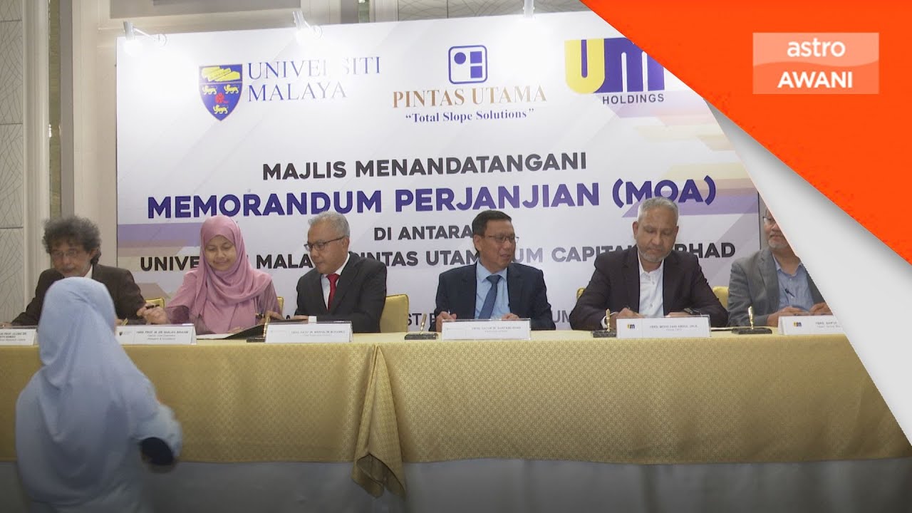 Pengurusan Bencana | UM, Pintas Utama jalin kerjasama inovasi cerun ...