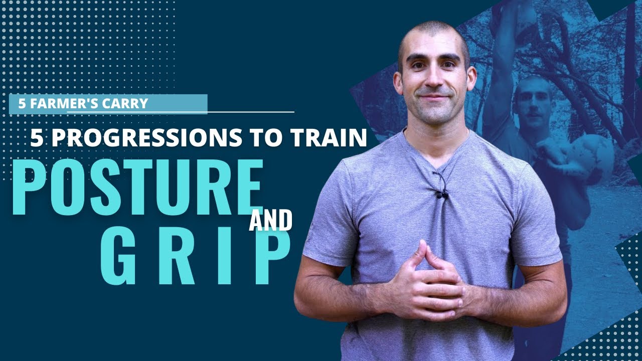 5 Farmers Carry Progressions to TRAIN POSTURE & GRIP with Mike Salemi ...