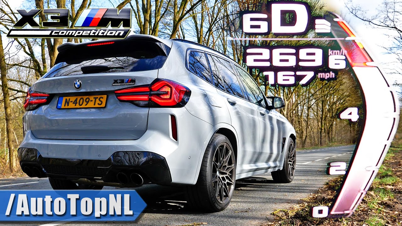 BMW X3M Competition F97 LCI | 0-250 Acceleration SOUND & AUTOBAHN POV ...