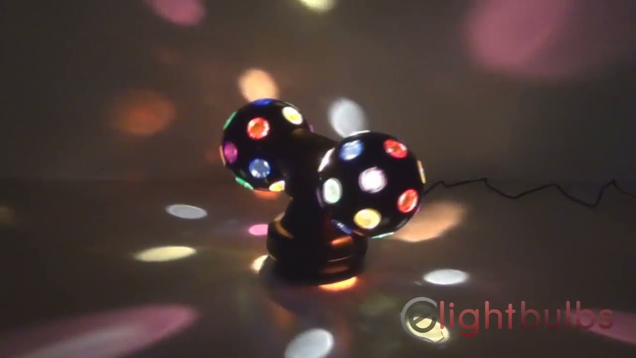 4" Multi-Directional Twin Disco Ball from Creative Motion - YouTube