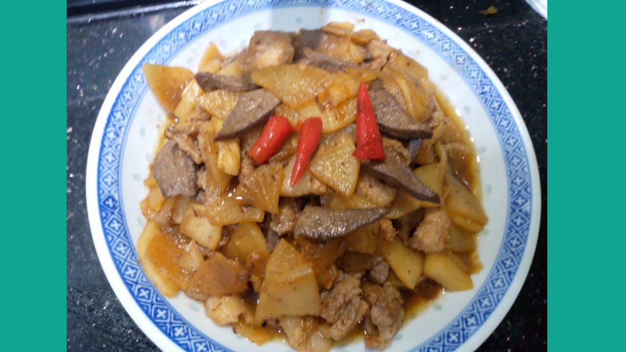 kilawin labanos w/ atay and liempo 😋😋 - YouTube