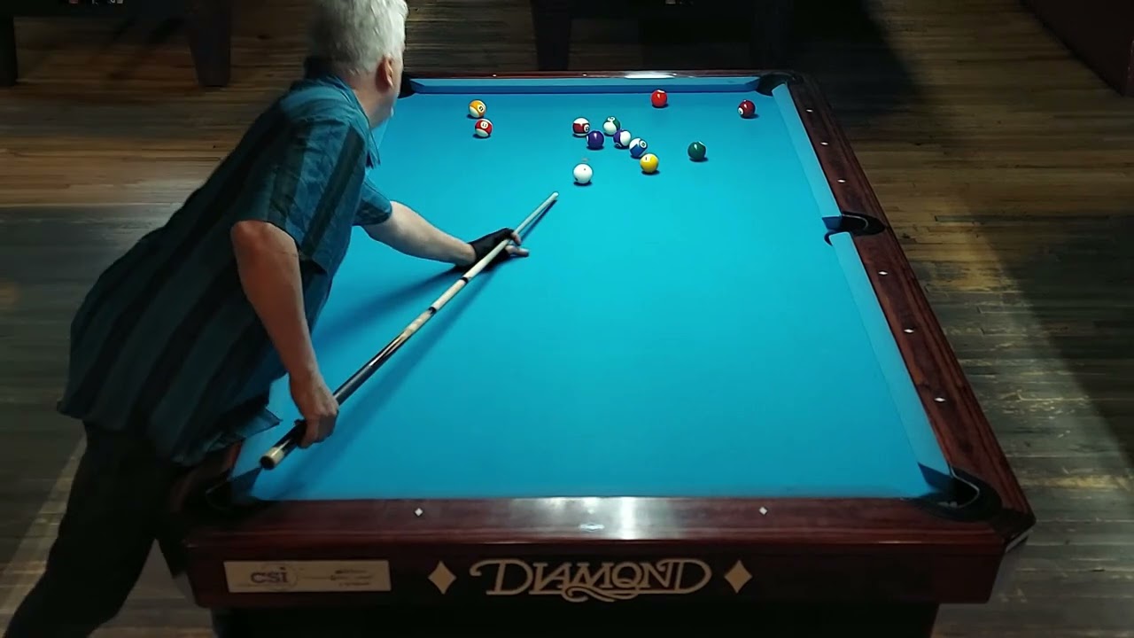 57 ball Straight Pool run (no sound, normal speed) - YouTube