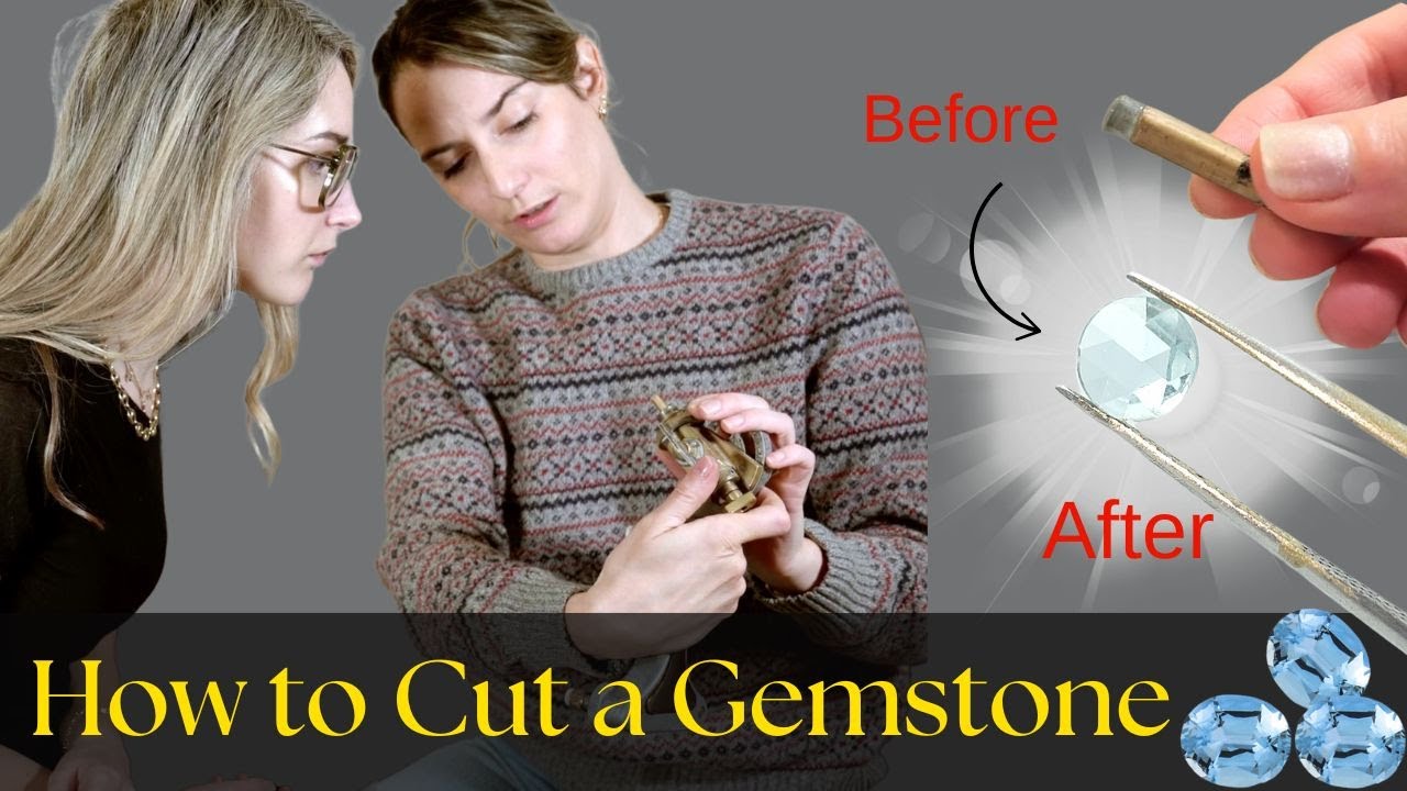 How to cut a gemstone; rose cuts tutorial & the basics of getting ...