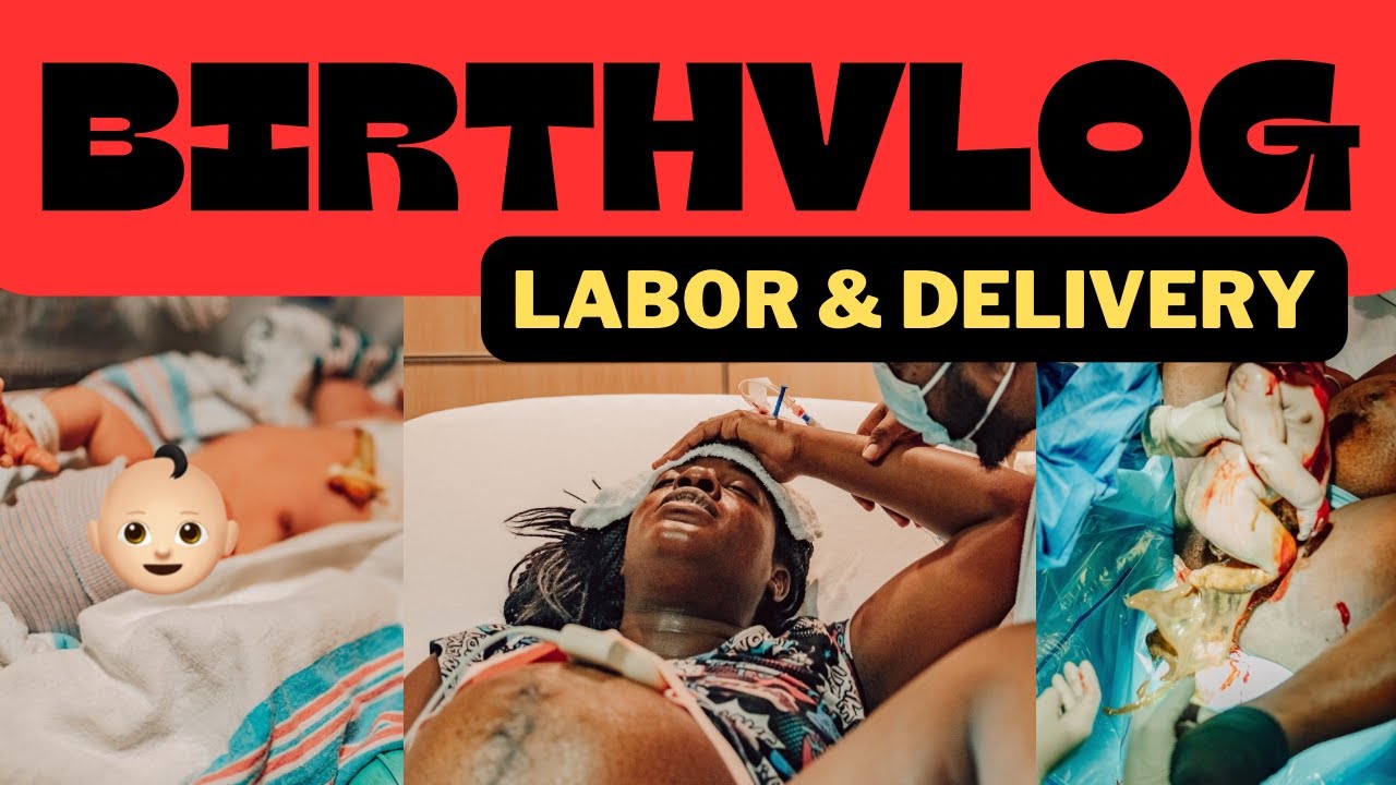 INTENSE LABOR AND DELIVERY VLOG *RAW AND REAL* | NATURAL BIRTH | NO ...