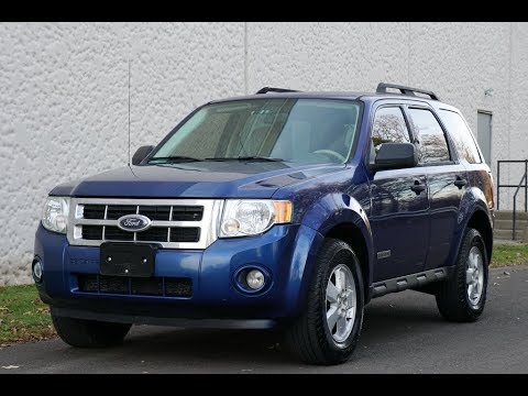 4K Review 2008 Ford Escape XLT 4WD Virtual Test-Drive & Walk-around ...