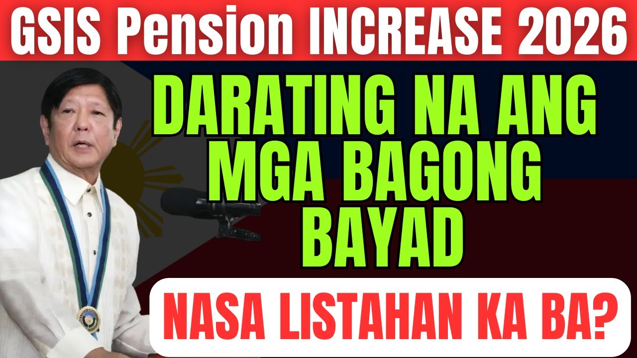 🚨 GSIS 2026 Pension Increase! Important Updates for Government ...