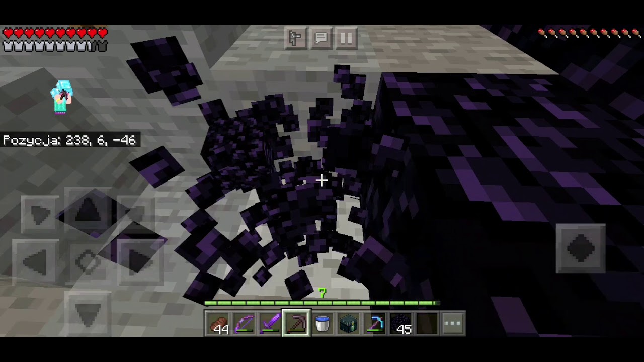 mining obsidian for 10 minutes straight - YouTube