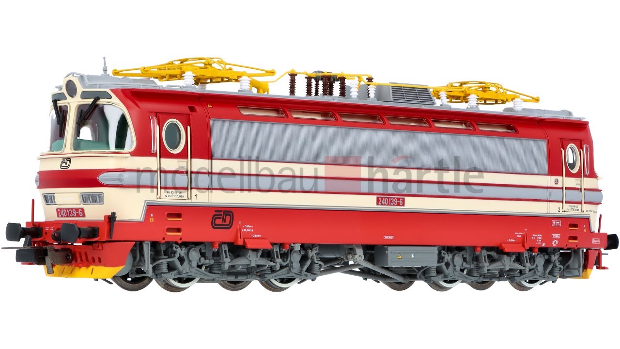PIKO 51396 / 51397 / 51398 E-Lok Rh 240 Škoda Laminátka ČD | Spur H0 ...