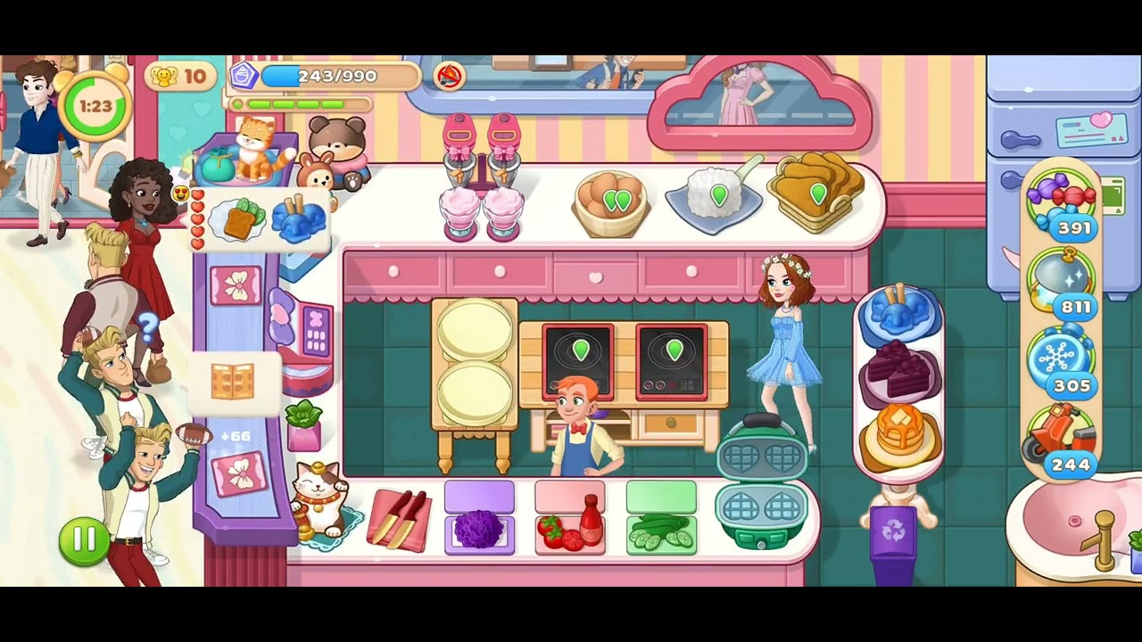Cooking || Kawaii Cafe Level 124 - YouTube