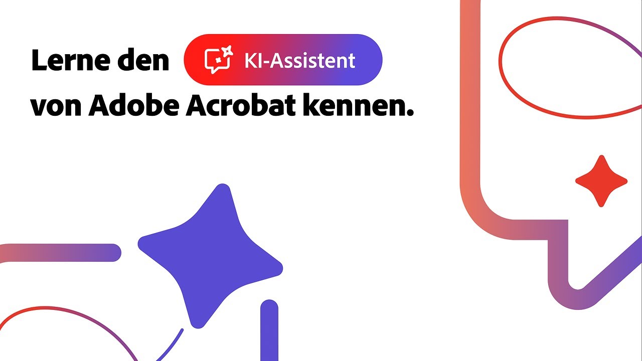 KI-Assistent von Adobe Acrobat: Die KI für PDFs & Dokumente | Adobe DE - YouTube