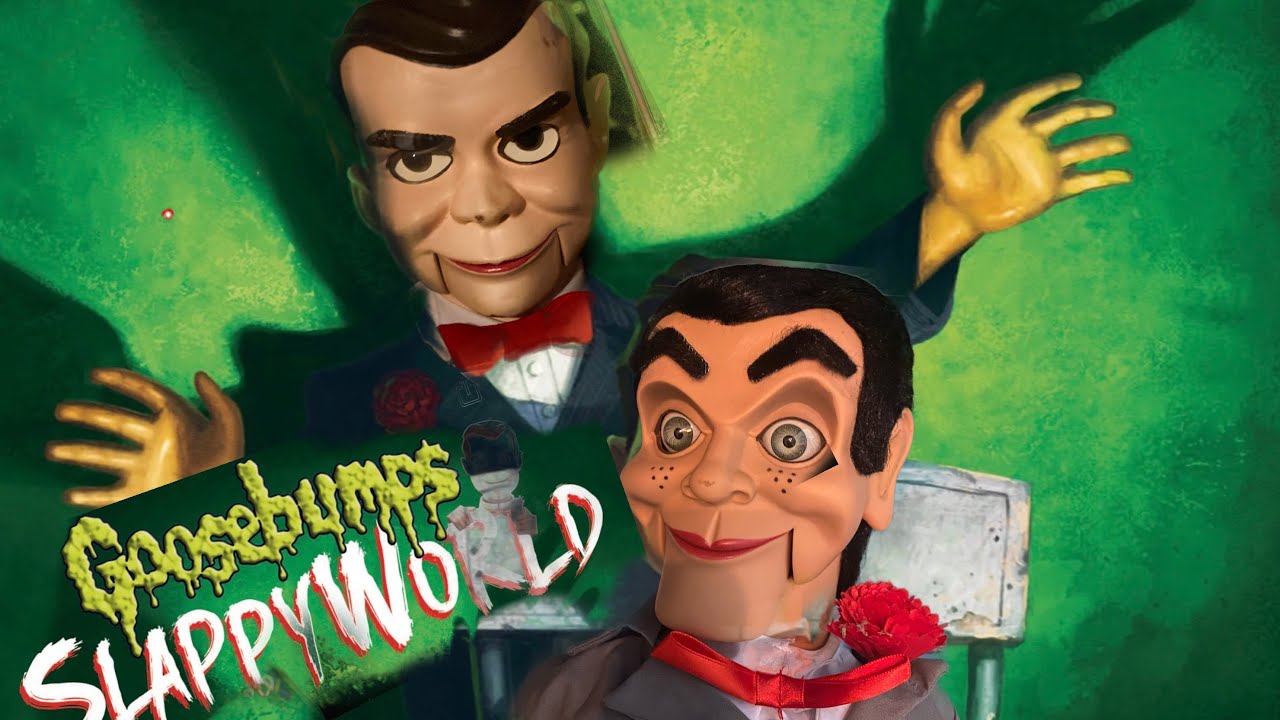 New Goosebumps Slappy buries Old Goosebumps Slappy in Cemetery - YouTube