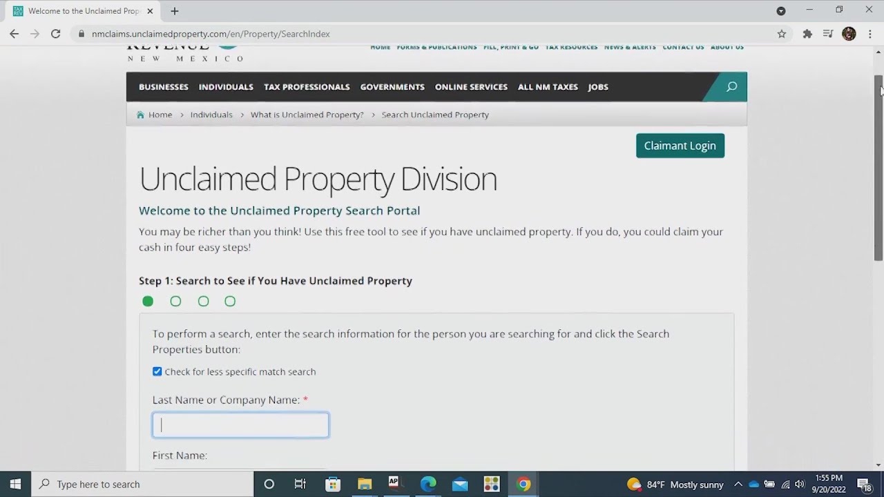 New Mexicans can now search online for unclaimed property - YouTube