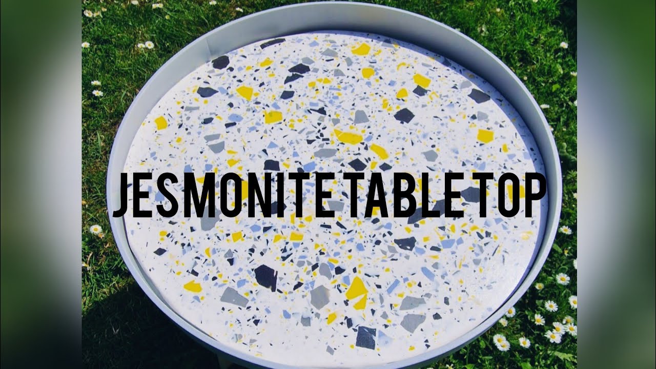 Jesmonite Tutorial | Jesmonite Table Top PART 2#jesmonite - YouTube