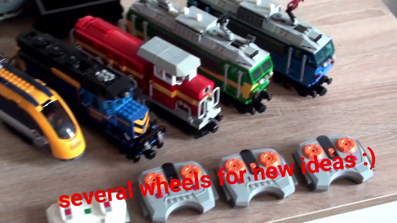 My ultimate Lego train collection revealed - YouTube