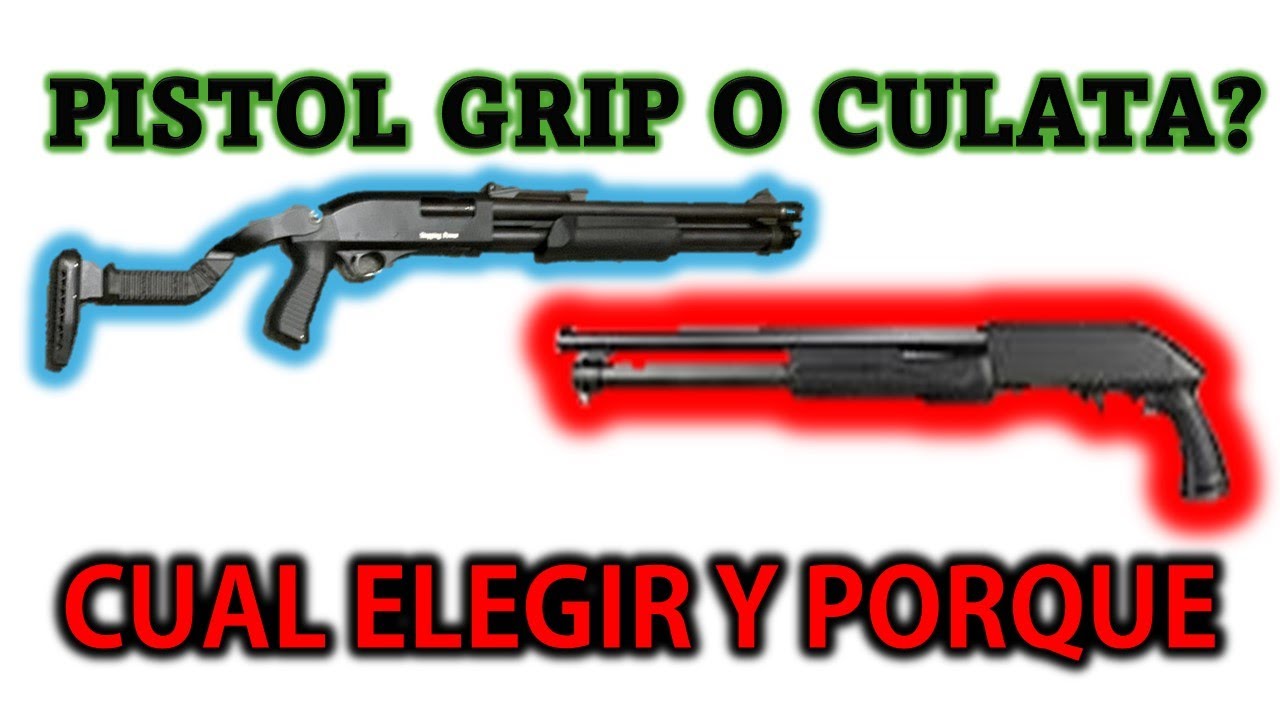 SIRVE USAR PISTOL GRIP O ES PARA LAS PELICULAS??? - YouTube